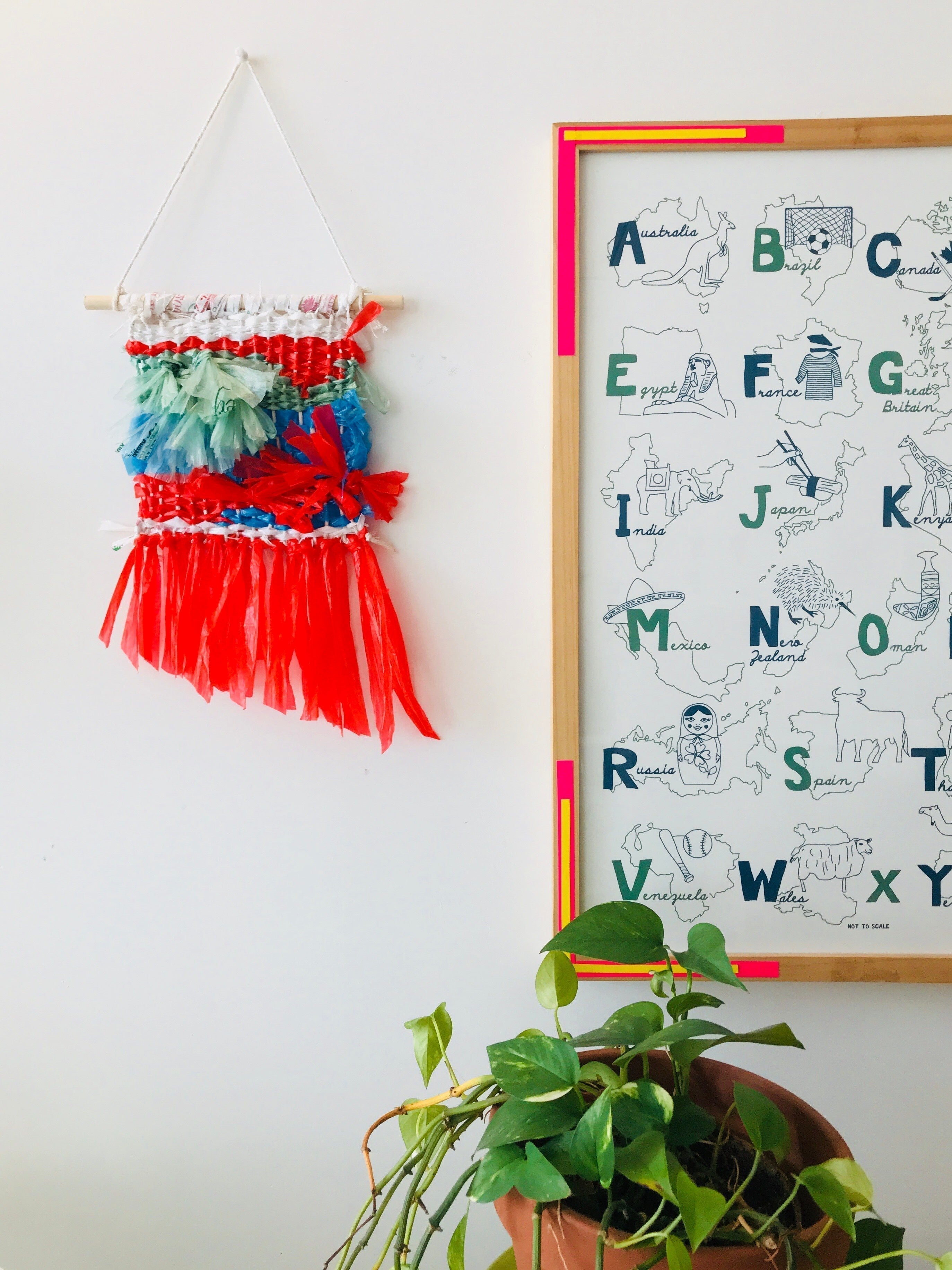 Up-cycled Plastic Bag Weaving DIY – Maptote