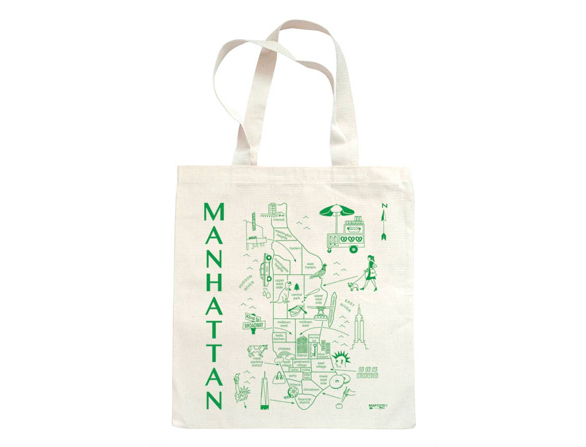Manhattan Grocery Cotton Canvas Tote – Maptote