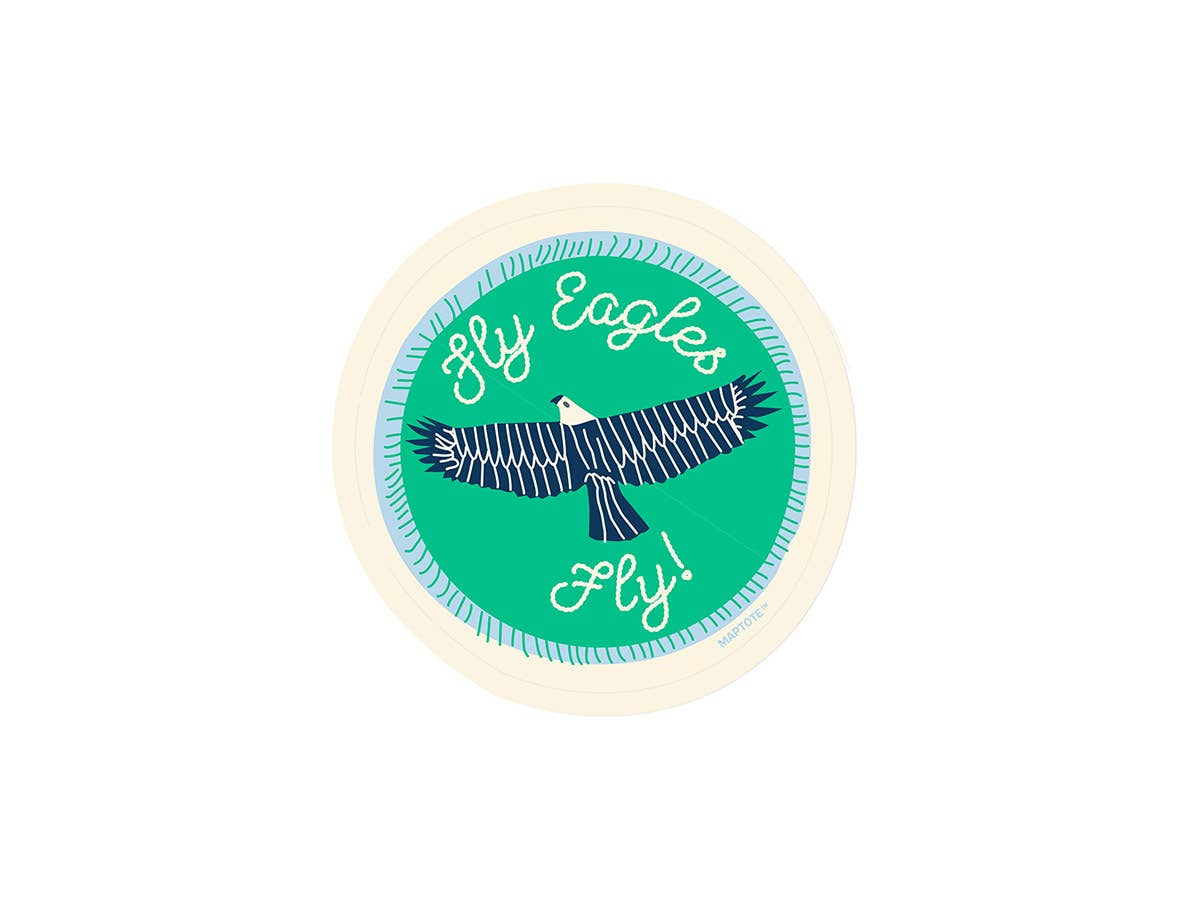 Philadelphia Fly Eagles Fly Sticker – Maptote