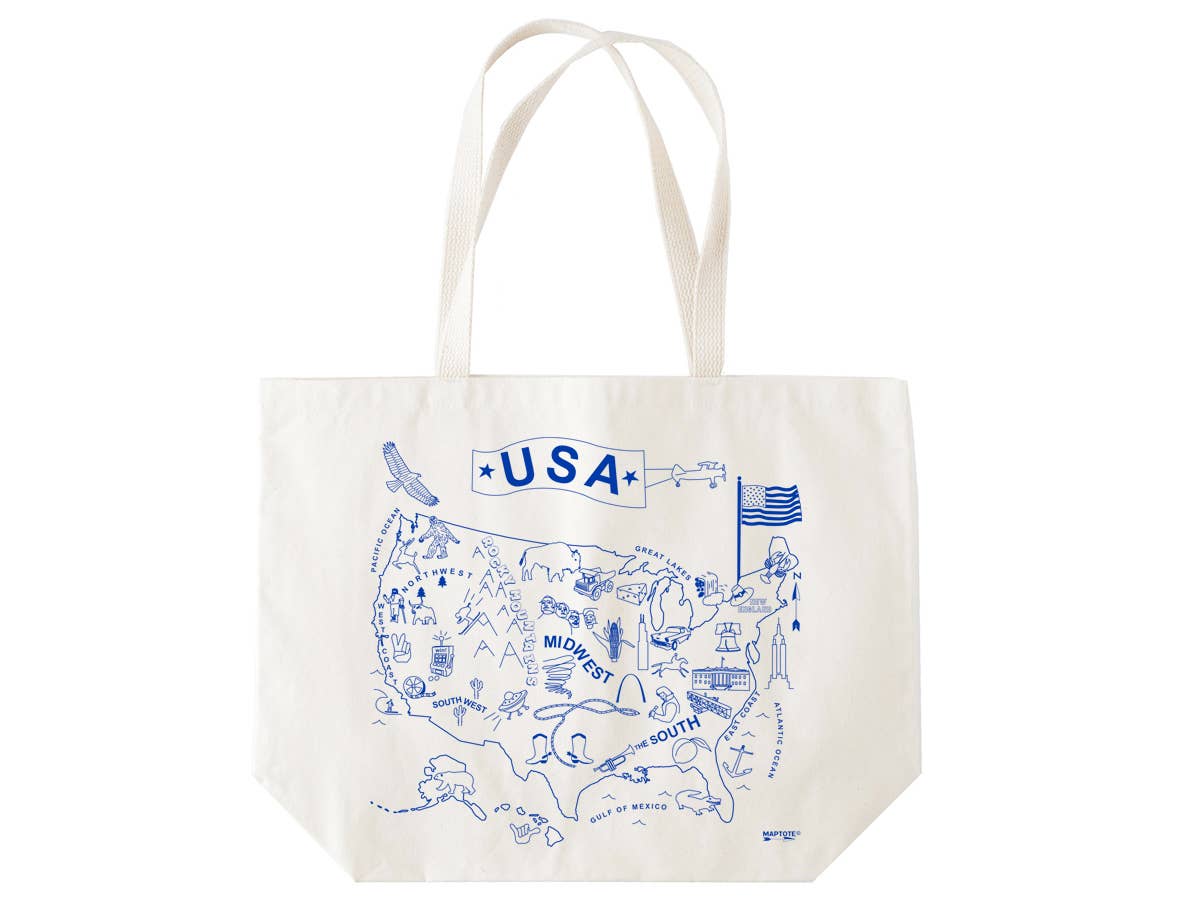 USA Beach Tote – Maptote