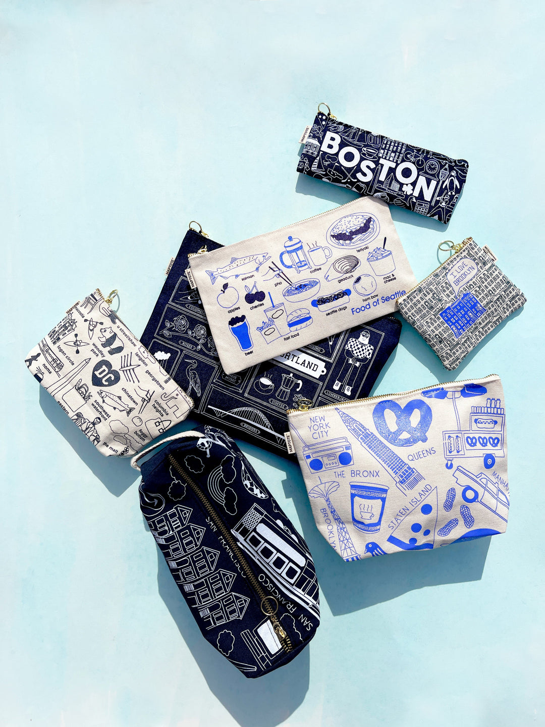 Pouches - Map-Themed Accessories & Gifts | Maptote