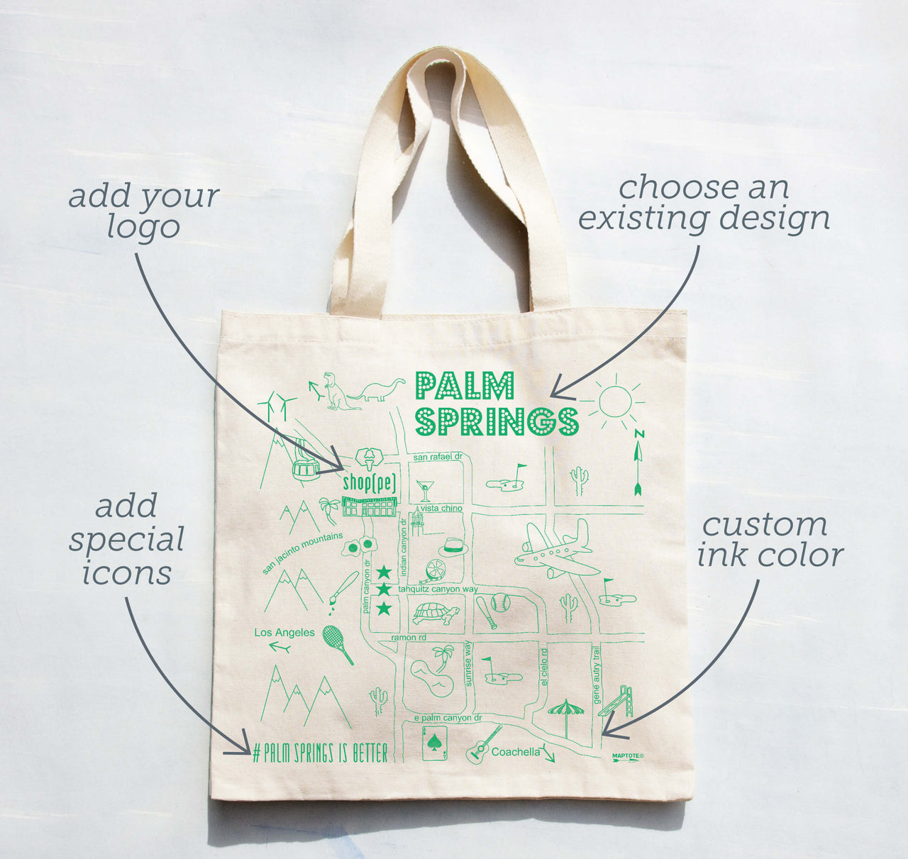 Custom Printed Tote Bags for Stores – Maptote