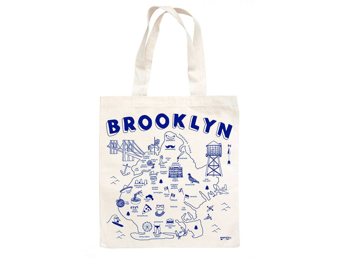 Brooklyn Grocery Cotton Canvas Tote – Maptote