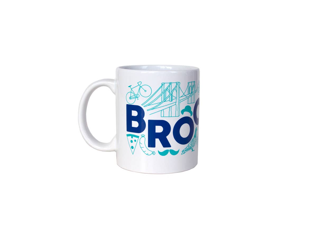 Brooklyn Mug - Ceramic Map Coffee Cup – Maptote