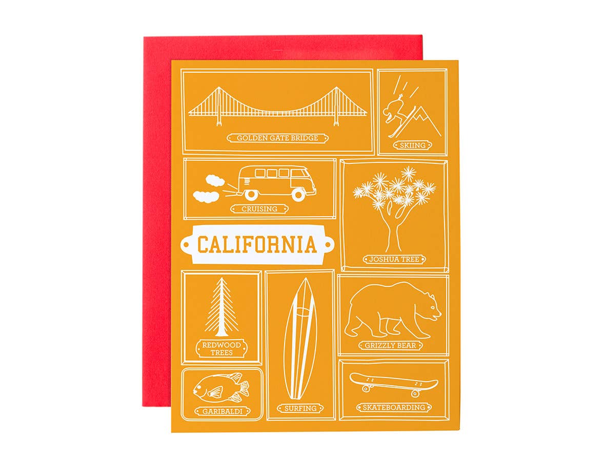 California Frames Greeting Card – Maptote
