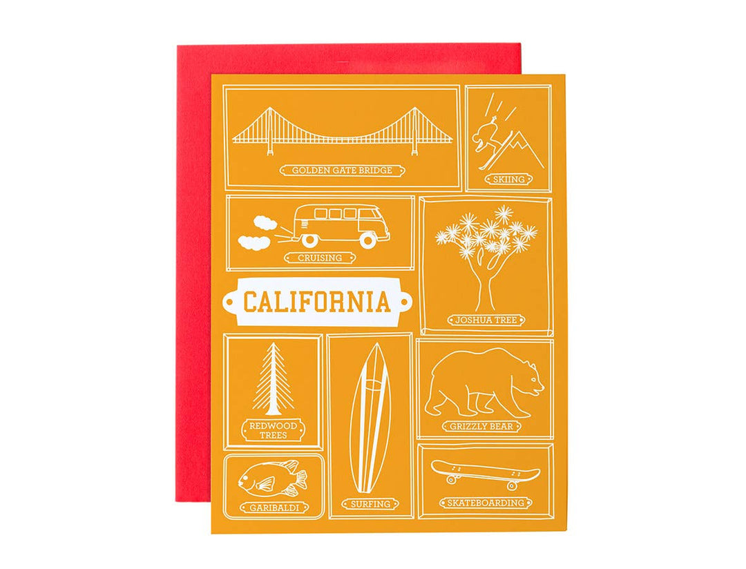 California Frames Greeting Card – Maptote