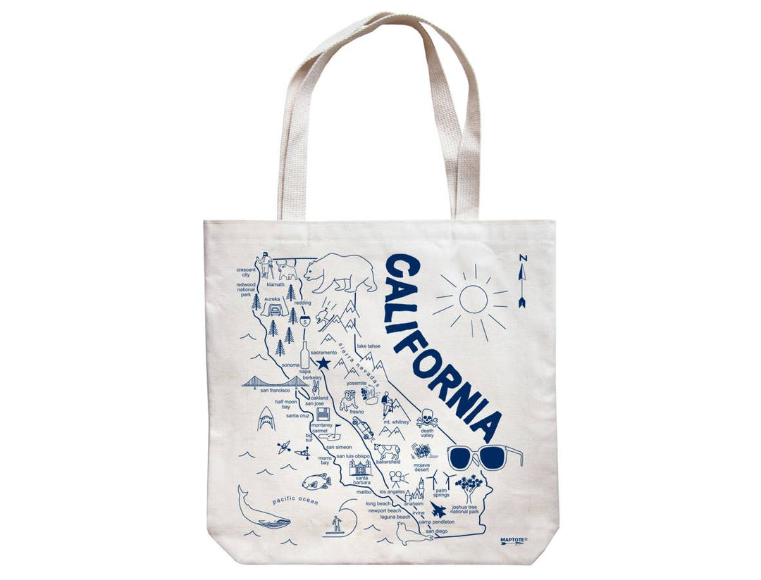 California Tote Bags, Map-Themed Gifts, and Accessories | Maptote