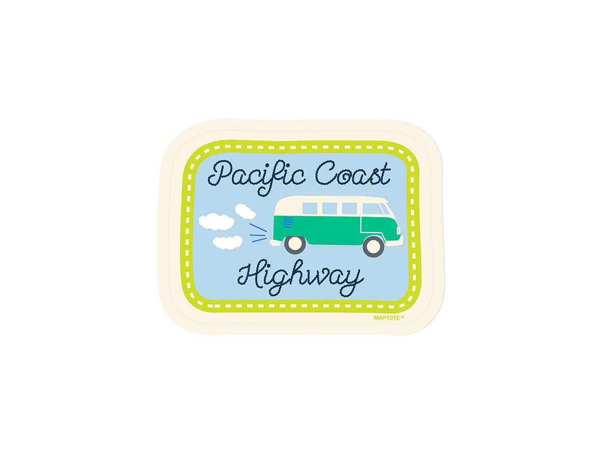 California Pacific Coast Highway Sticker – Maptote