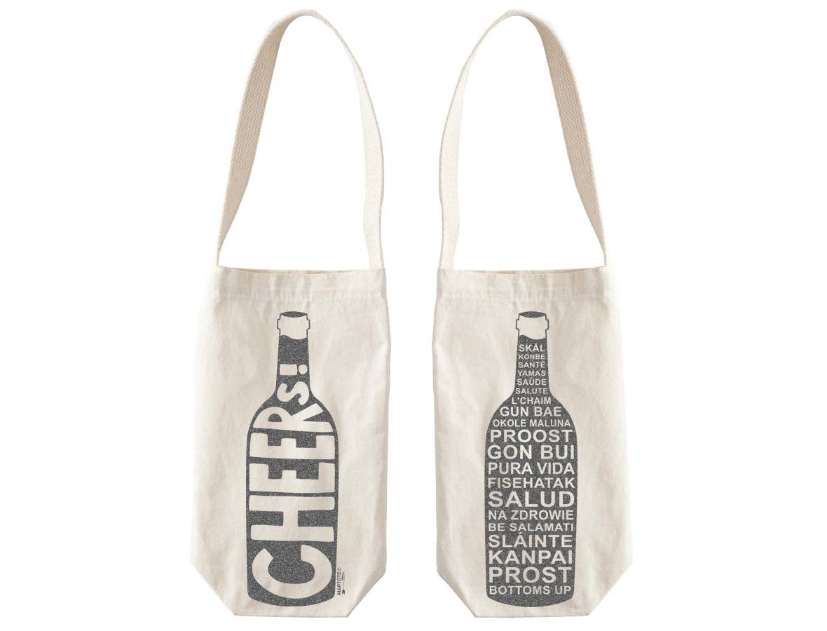 Cheers! Single Wine Totes – Maptote