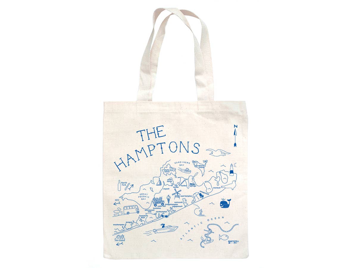 Hamptons Beach Tote – Maptote
