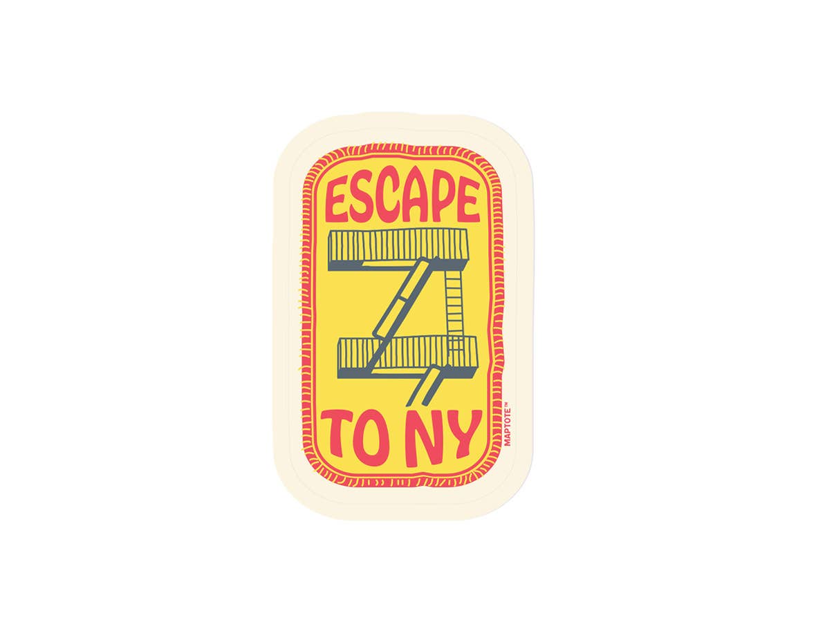 New York City Fire Escape Sticker – Maptote